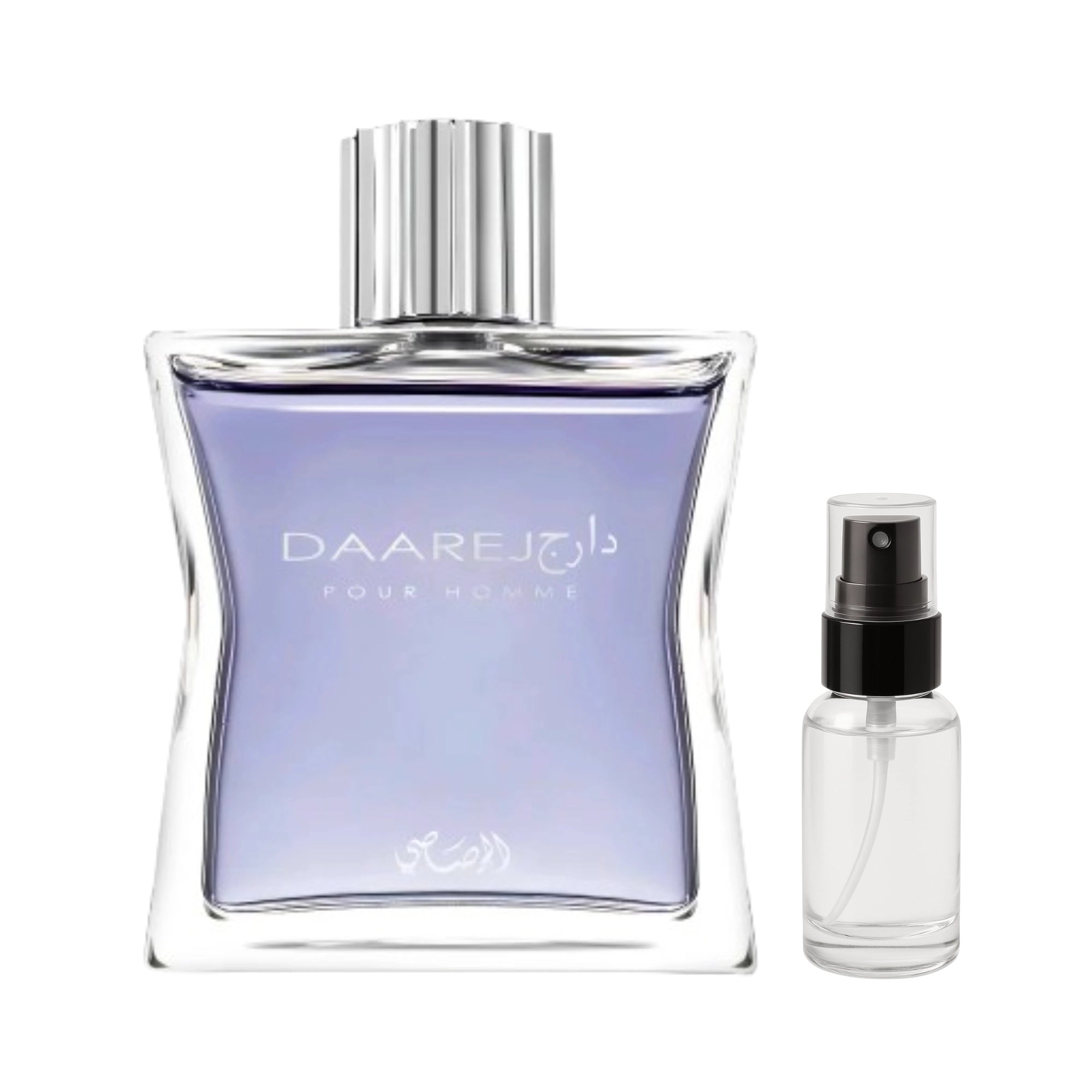 Muestra de Daarej Pour Homme Rasasi EDP 3ml | Avainillado y especiado
